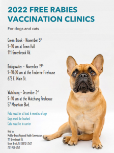 FREE RABIES VACCINATION CLINIC | Bridgewater Township