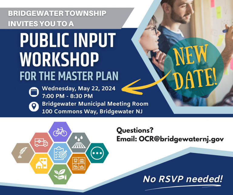 Master Plan Public Input Workshop | Bridgewater Township